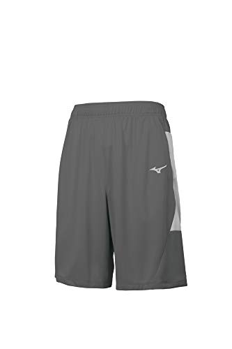 Mizuno Aerolite Short, Charcoal-Grey, Large