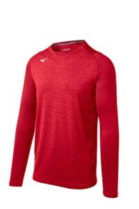 mizuno alpha stretch sleeve, red, small