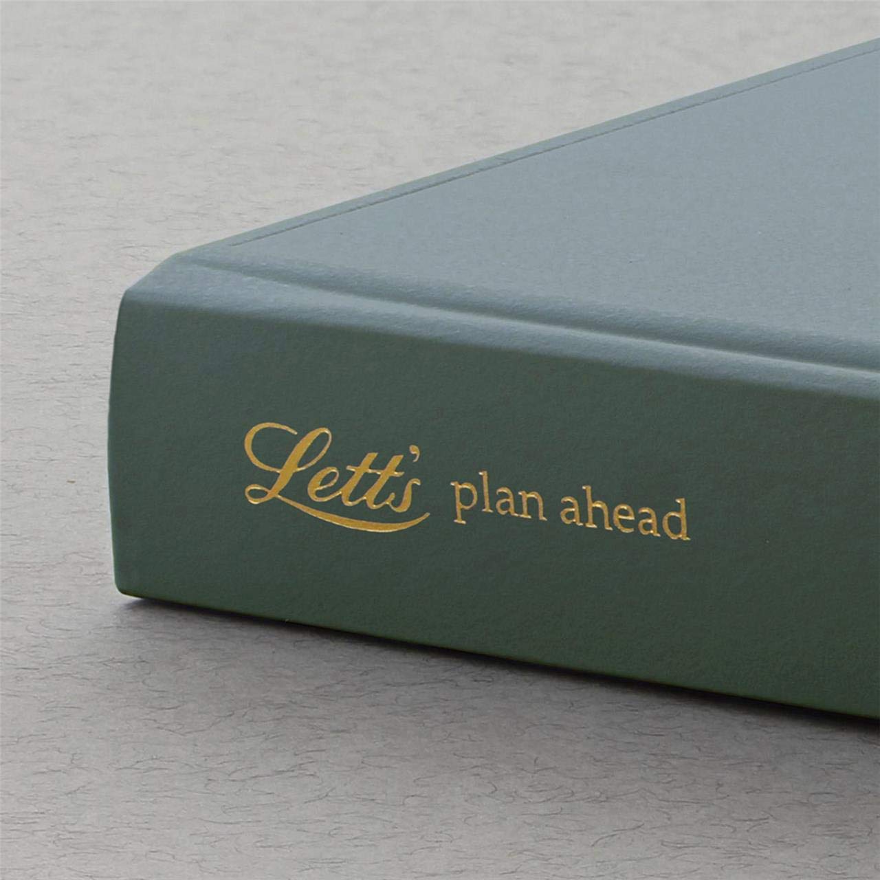 Letts Icon A5 undated 5 year diary - green