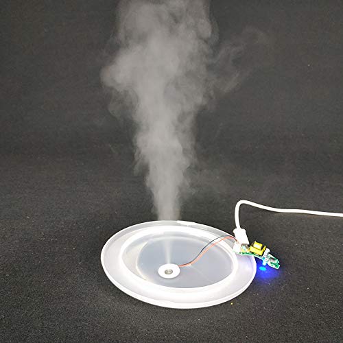 ToToT 2PCS 16mm Ultrasonic Mist Maker Fogger Ceramics Discs Atomizer Humidifier Accessories with Wire and Sealing Ring