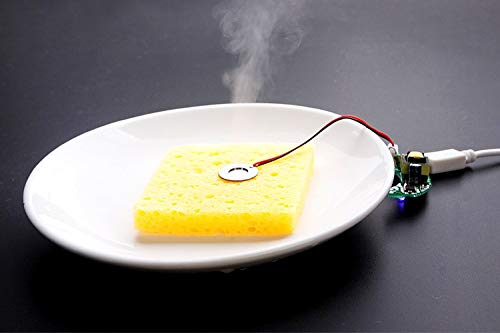 ToToT 2PCS 16mm Ultrasonic Mist Maker Fogger Ceramics Discs Atomizer Humidifier Accessories with Wire and Sealing Ring