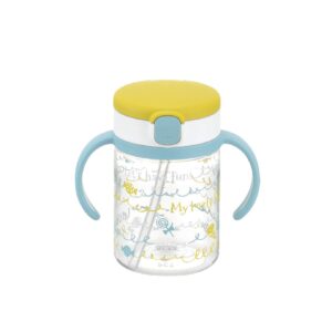 Richell Aqulea Outing Straw Mug 200ml Yellow