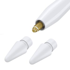 replacement tips compatible with apple pencil 2 gen ipad pro pencil - apple pencil ipencil nib for ipad apple pencil 1 st/pencil 2 gen white 2 pack