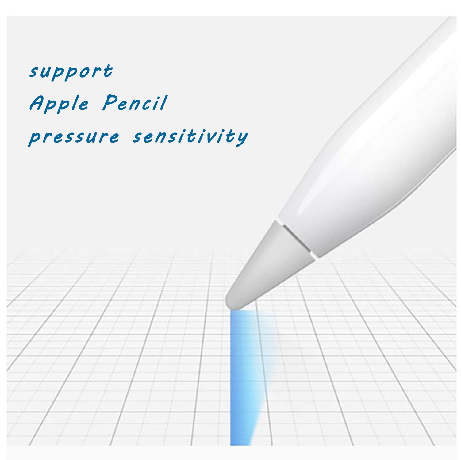 Replacement Tips Compatible with Apple Pencil 2 Gen iPad Pro Pencil - Apple Pencil iPencil Nib for iPad Apple Pencil 1 st/Pencil 2 Gen White 2 Pack