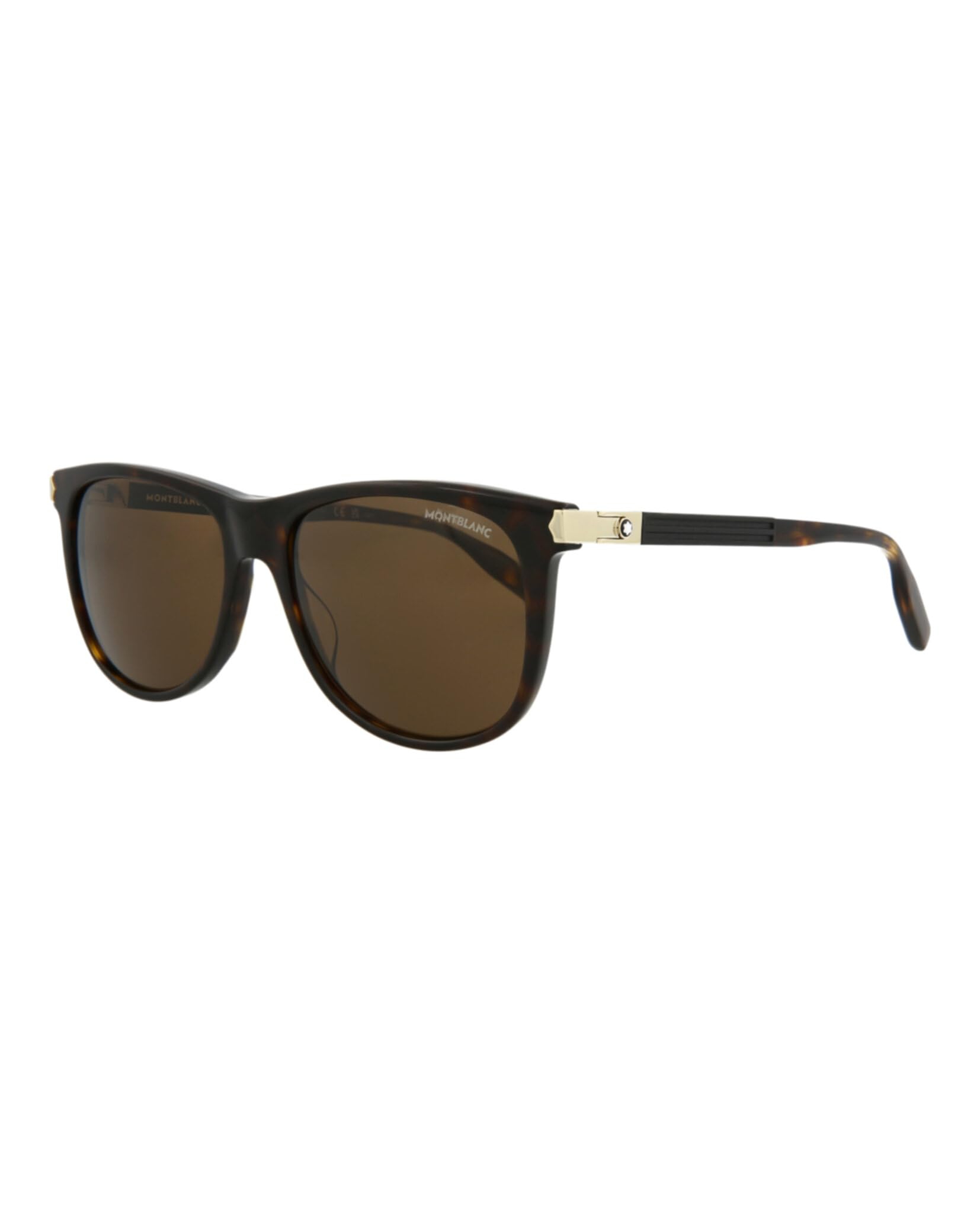 MONTBLANC Round/Oval Sunglasses Havana Black Brown Luxury Eyewear Made In Italy Acetate Frame Designer Fashion for Everyday Luxury