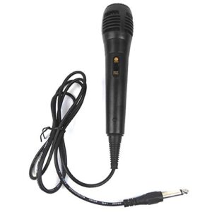 karaoke singing machine microphone system unidirectional dynamic microphone with 5 ft. cord, xlr