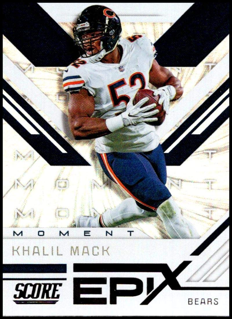 2019 Score Epix Moment #2 Khalil Mack Chicago Bears NFL Football Trading Card