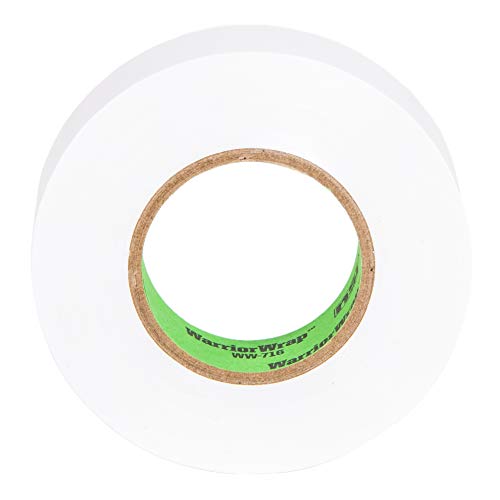 NSI WW-716-WT WarriorWrap General 7 mil Vinyl Electrical Tape, 3/4" Width, 60' Length, White