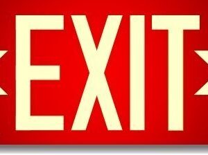 Carpenter Lighting Red Wireless Exit Sign