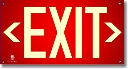 Carpenter Lighting Red Wireless Exit Sign