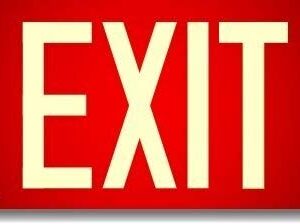 Carpenter Lighting Red Wireless Exit Sign