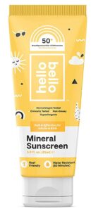 hello bello sunscreen lotion - 3oz, yellow