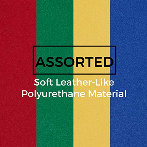 Factory Direct Partners 10453-AS SoftScape 18" Round Ottoman, Collaborative Flexible Seating for Kids, Standard 16" H, (4-Piece Set) - Assorted