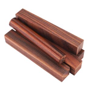 woodcraft rosewood bolivan pen blank 3/4" x 3/4" x 5" 5-piece