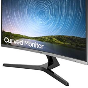 SAMSUNG 27-Inch CR50 Frameless Curved Gaming Monitor (LC27R500FHNXZA) – 60Hz Refresh, Computer Monitor, 1920 x 1080p Resolution, 4ms Response, FreeSync, HDMI,Black