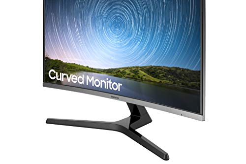 SAMSUNG 27-Inch CR50 Frameless Curved Gaming Monitor (LC27R500FHNXZA) – 60Hz Refresh, Computer Monitor, 1920 x 1080p Resolution, 4ms Response, FreeSync, HDMI,Black