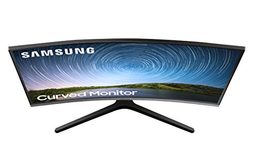 SAMSUNG 27-Inch CR50 Frameless Curved Gaming Monitor (LC27R500FHNXZA) – 60Hz Refresh, Computer Monitor, 1920 x 1080p Resolution, 4ms Response, FreeSync, HDMI,Black