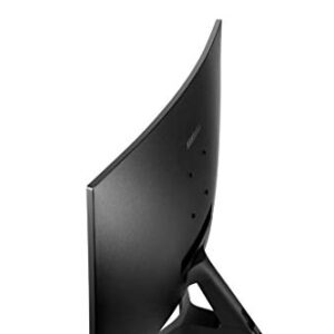 SAMSUNG 27-Inch CR50 Frameless Curved Gaming Monitor (LC27R500FHNXZA) – 60Hz Refresh, Computer Monitor, 1920 x 1080p Resolution, 4ms Response, FreeSync, HDMI,Black