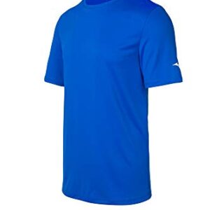 Mizuno Youth Tee, Royal, Large