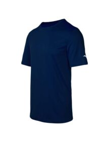 mizuno tee, navy, large