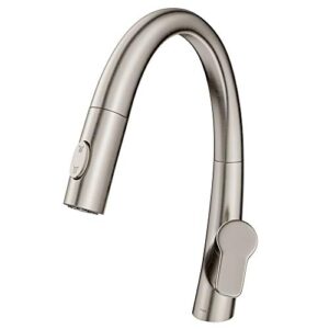 kraus kpf-2522sfs arqo dual function pull down kitchen faucet, 15 inch, spot free stainless steel