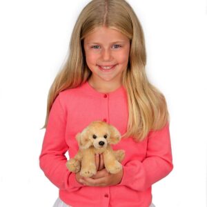 Bearington Lil' Goldie The Golden Retriever Stuffed Animal, 6.5 Inch Stuffed Dog