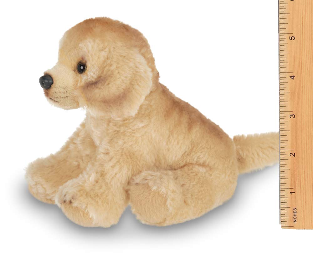 Bearington Lil' Goldie The Golden Retriever Stuffed Animal, 6.5 Inch Stuffed Dog