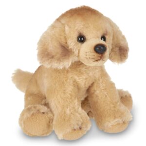 Bearington Lil' Goldie The Golden Retriever Stuffed Animal, 6.5 Inch Stuffed Dog