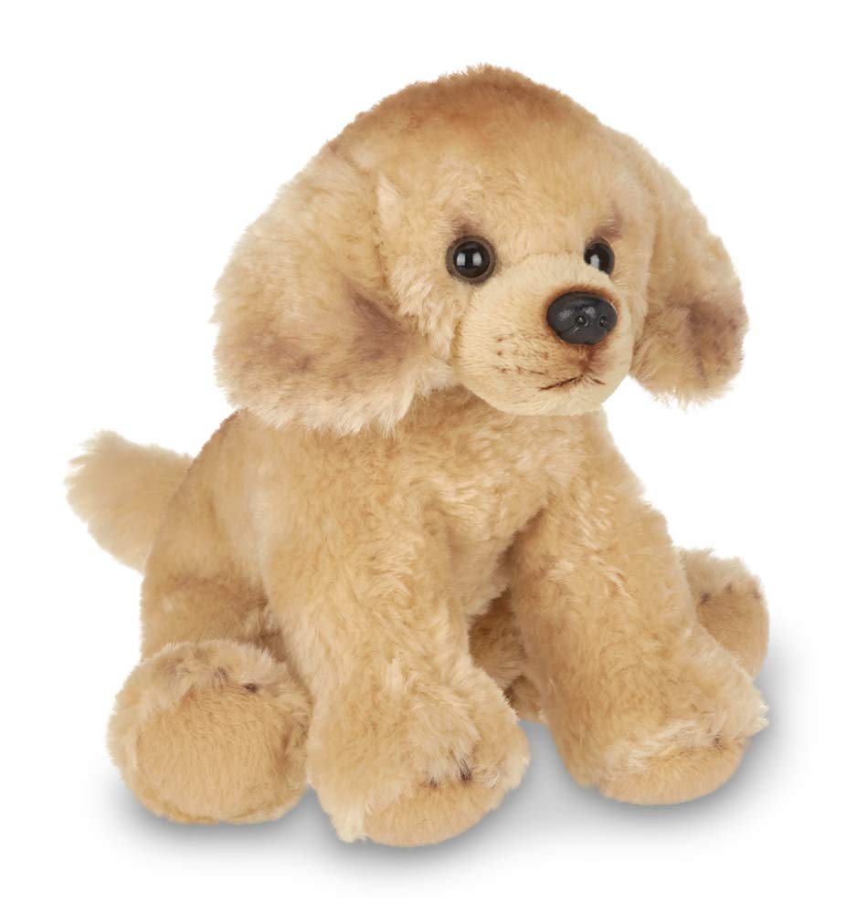 Bearington Lil' Goldie The Golden Retriever Stuffed Animal, 6.5 Inch Stuffed Dog