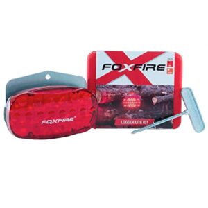 foxfire fllk-r logger lite kit for vehicle safety, logging trucks, utility pole transportation, red