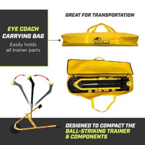 BILLIE JEAN KING'S Eye Coach Carrying Bag, Portable Tennis Trainer Carrying Bag