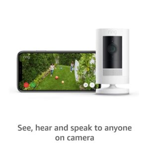 Ring Stick Up Cam Battery HD security camera with custom privacy controls, Simple setup, Works with Alexa – 2-Pack