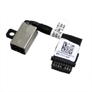 zahara dc power jack with cable replacement for dell inspiron 13 7373 7380 2-in-1 i7373 i7373-5558gry-pus p83g p83g001 p83g002 /13 7370 13.3" 3fyh0 03fyh0 450.0b502.0011 450.0b502.0001 (1 piece)