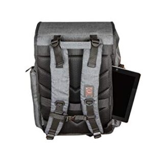 Battle Pack Hard Shell DJ Backpack -Charcoal Black