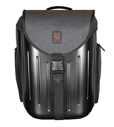 Battle Pack Hard Shell DJ Backpack -Charcoal Black