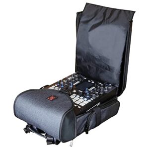 Battle Pack Hard Shell DJ Backpack -Charcoal Black