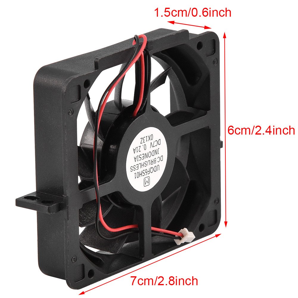 Hakeeta DC 7V Replacement of The Internal Cooling Fan for PS2 Cooler Internal Heat Dissipation Fan for Sony PlayStation2 50000/30000 Playstation2 Model