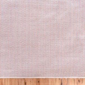 Unique Loom Davos Shag Collection Area Rug - Solid (3' 3" x 5' 3" Rectangle, Dusty Rose)