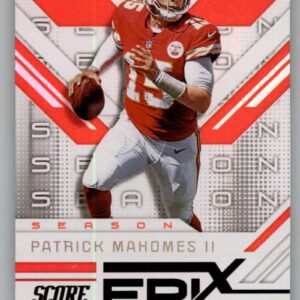 2019 Score NFL Epix Season #3 Patrick Mahomes II Kansas City Chiefs Official Football Card made by Panini