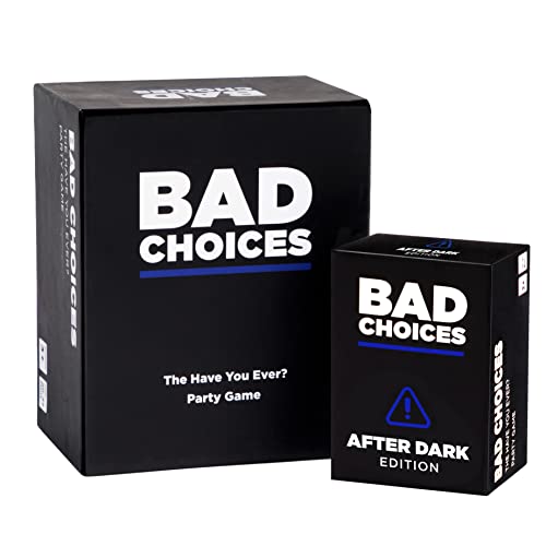 BAD CHOICES Party Game + After Dark Edition Set - Hilarious Adult Card Game for Friends, Fun Parties and Board Games Night with Your Group