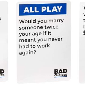 BAD CHOICES Party Game + After Dark Edition Set - Hilarious Adult Card Game for Friends, Fun Parties and Board Games Night with Your Group