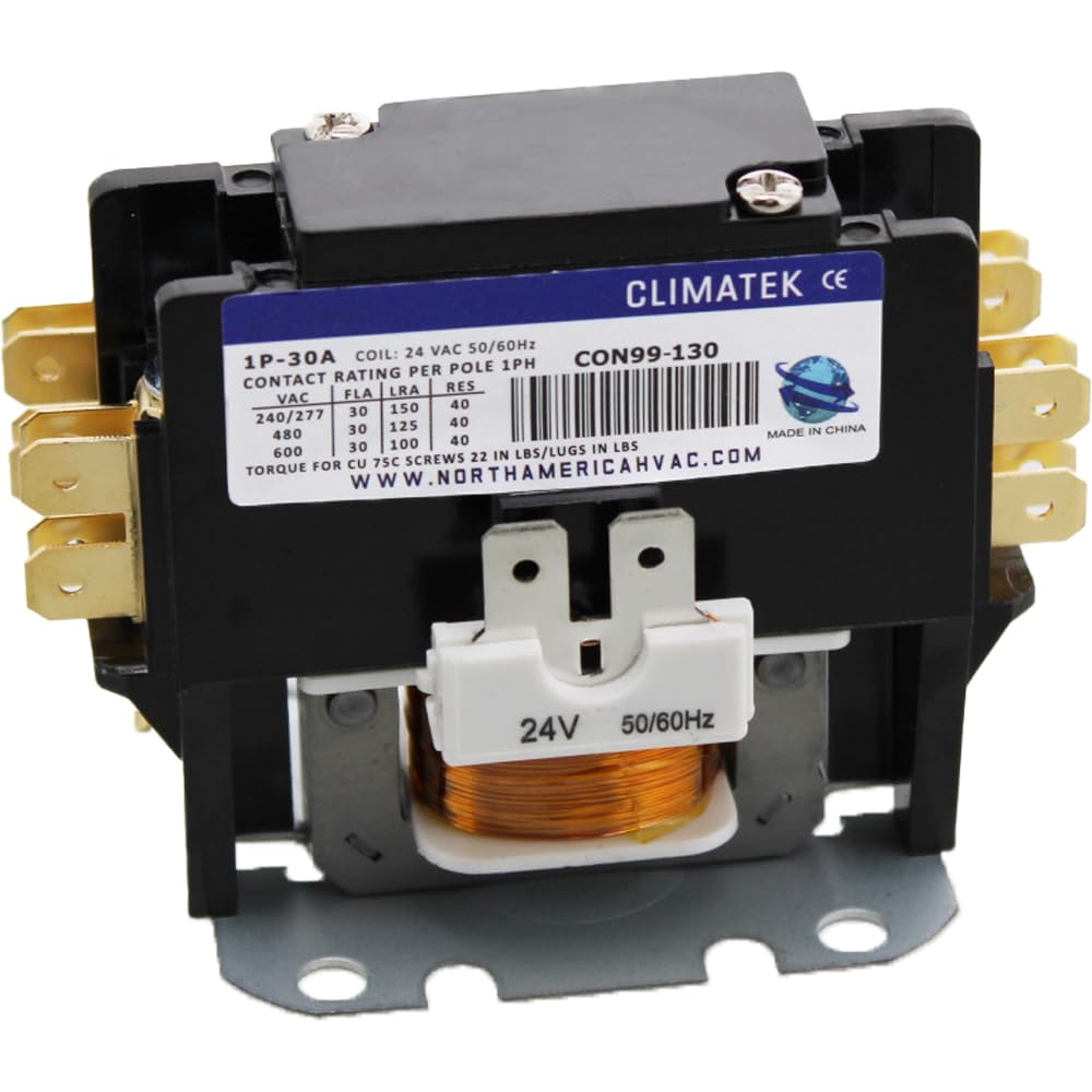 3100A15Q152L - ClimaTek Direct Replacement for Miller Single Pole Condenser Contactor