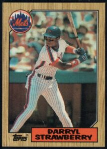 1987 topps #460 darryl strawberry mets mlb baseball card nm-mt