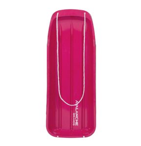 avalanche brands - classic downhill toboggan snow sled includes pull rope and handles (pink 48")