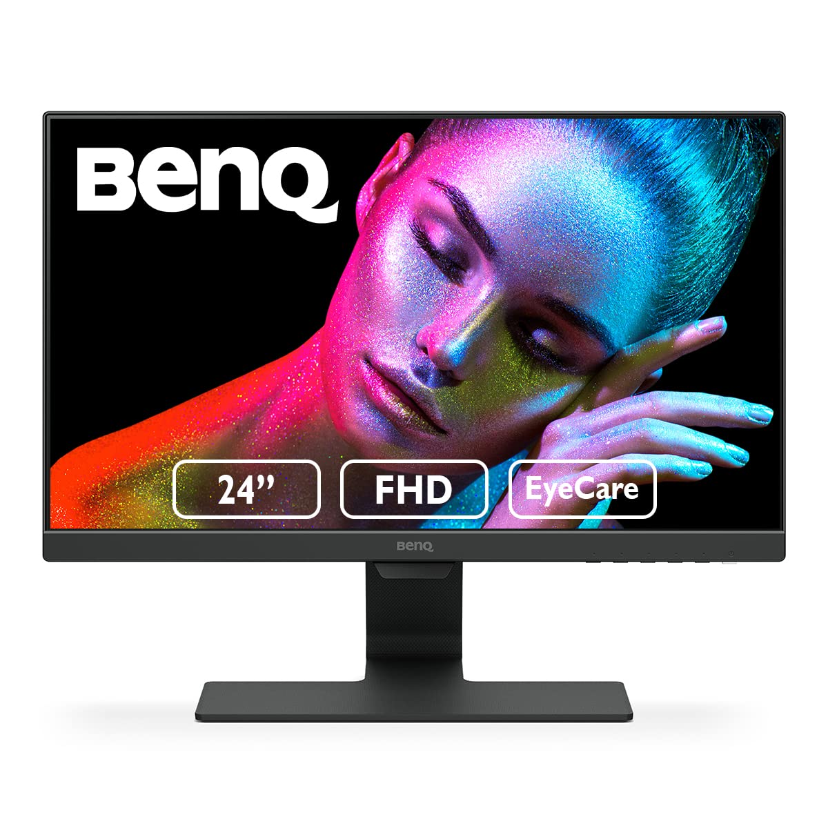 BenQ GW2480 24" Full HD 5ms VGA HDMI DisplayPort Flicker-Free Technology Built-in Speakers Slim Bezel Design LED Backlit IPS Monitor