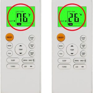 Replacement Remote Control for Midea Rient Kaysun AC Air Conditioner RG57B1/BGE RG57B/BGE RG57A6/BGEF RG57A6/BGEF