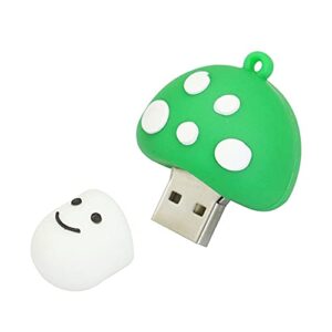 32GB Mushroom Shape USB Flash Drive USB Drive USB Stick USB Flash Disk USB Disk Thumb Drive Pen Drive U Disk PenDrive Memory Stick External Storage Flash Memory USB Storage USB 2.0 Stick (Green)