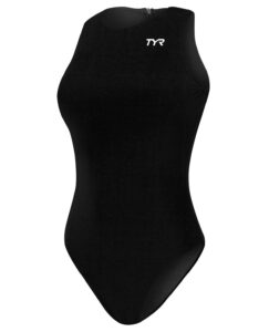 tyr wwdo6a130 fem waterpolo breakaway black 30