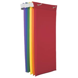 Factory Direct Partners 10500-N Hanging Rest Mat Metal Mount - Space-Saving Wall Rack for Preschool/Daycare Nap Mats