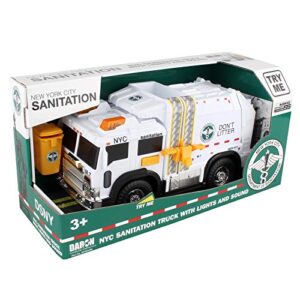 daron nyc sanitation truck with lights & sounds 2019 new